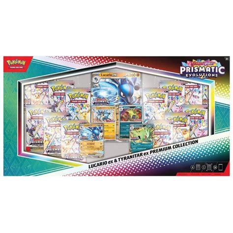 Pokémon Prismatic Evolutions Lucario And Trynitar Ex Premium Collection Maximus