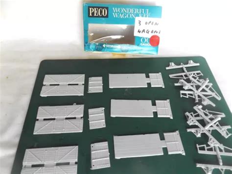 3 X Peco 7 Plank Mineral Wagon Kits Oo Gauge £4 70 Picclick Uk