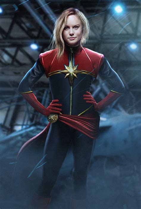 Brie Larson As Captain Marvel Marvel S Captain Marvel Fan Art