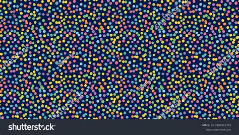 Polka Dot Vector Seamless Pattern Irregular Stock Vector Royalty Free
