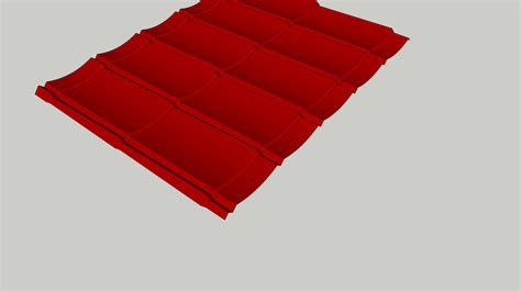 Atap Multiroof 100x77cm 3d Warehouse