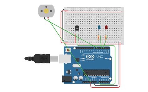 Circuit Design Copy Of Tmp36 Temperature Sensor With Arduinomotor And Leds Tinkercad