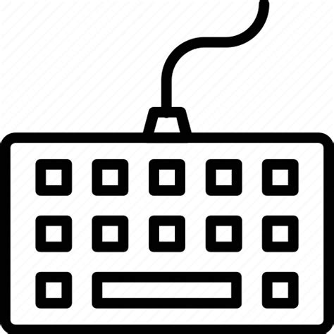 Device Electronics Input Device Keyboard Typing Icon
