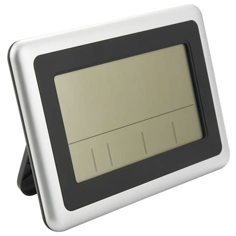 Large Display Digital Wall Clocksilent Desk Shelf Grandado