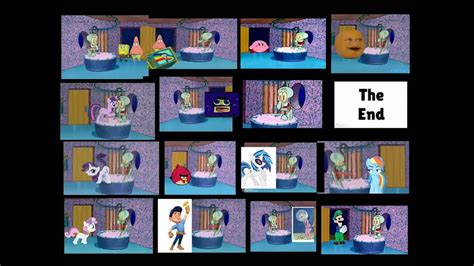 Everyone Drops By Squidwards House Youtube