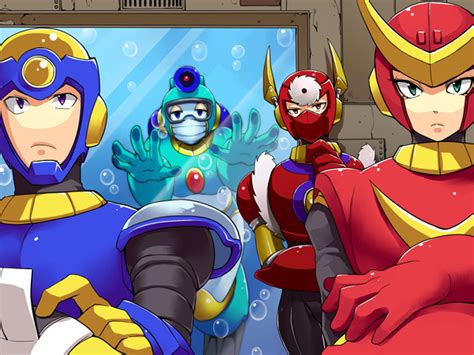 Zakki Bubble Man Flash Man Metal Man Quick Man Capcom Mega Man
