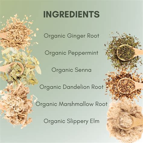 Organic Constipation Relief Tea Herbal Loose Leaf Tea Full Leaf Tea