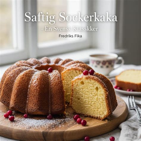Saftig Sockerkaka