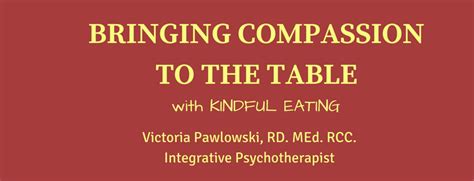 Introduction To Bringing Compassion To The Table Victoria Pawlowski