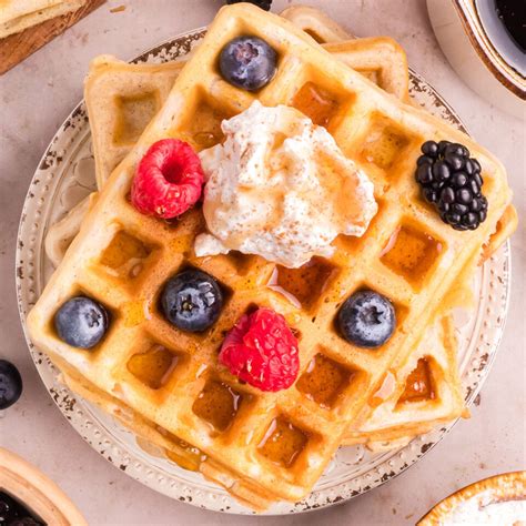 Homemade Waffles Recipes Simple