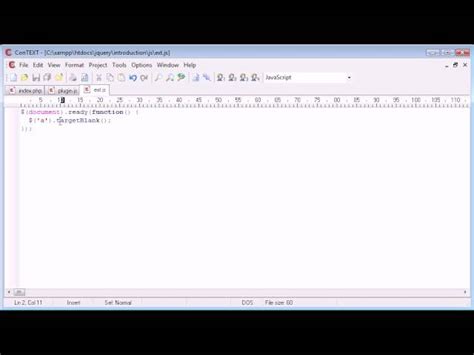Jquery Tutorial 120 Creating A Basic Plugin
