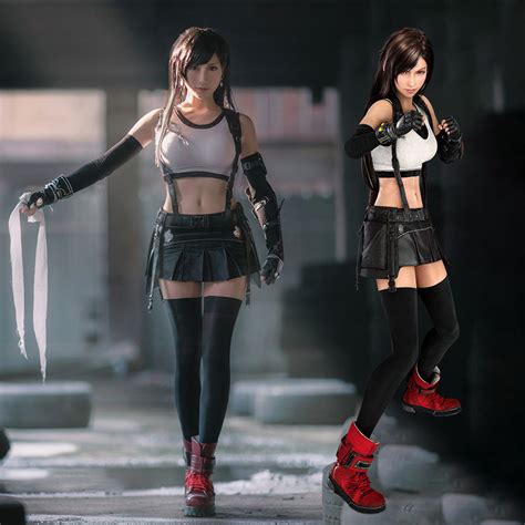 Final Fantasy 7 Costume Tifa Lockhart Cosplay 100 Remastered Full Out