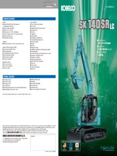 Kobelco Sk140srlc Specifications Machinemarket