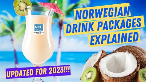 2023 Ncl Beverage Package Details And Updates Youtube