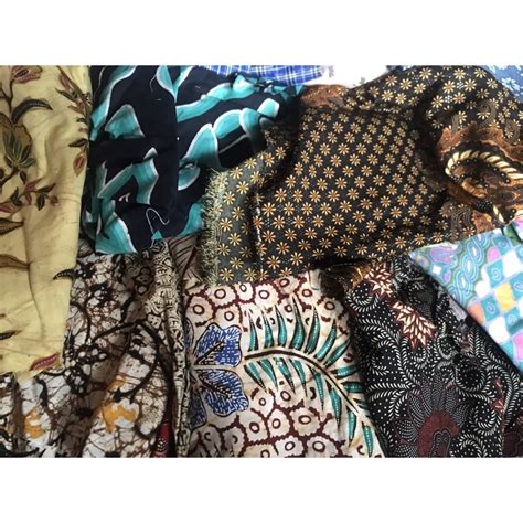 Jual Bahan Multi Kain Perca Batik Sisa Potongan Kiloan Shopee Indonesia