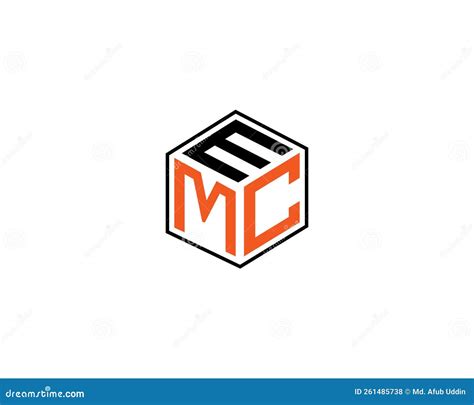 Letter Emc And Mec Professional Elegant Trendy Icon Logo Design Stock Vector Illustration Of