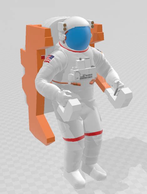 🧑‍🚀 Astronaut In Eva Suit・free Stl File For 3d Printing・cults