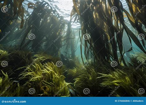 Forest Of Seaweed Seaweed Underwater Seaweed Shallow Water Near