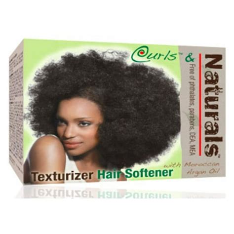 Curls And Naturals Hair Curl Softener Kit Moroccan Argan Oil Moisturizes Detangle Softener Hair