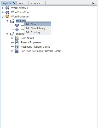 Netbeans Platform Quick Start