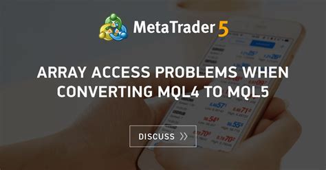 Array Access Problems When Converting Mql4 To Mql5 Forex Forum