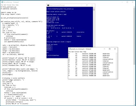 Finding Outlier Data Programmatically Using Python James D Mccaffrey