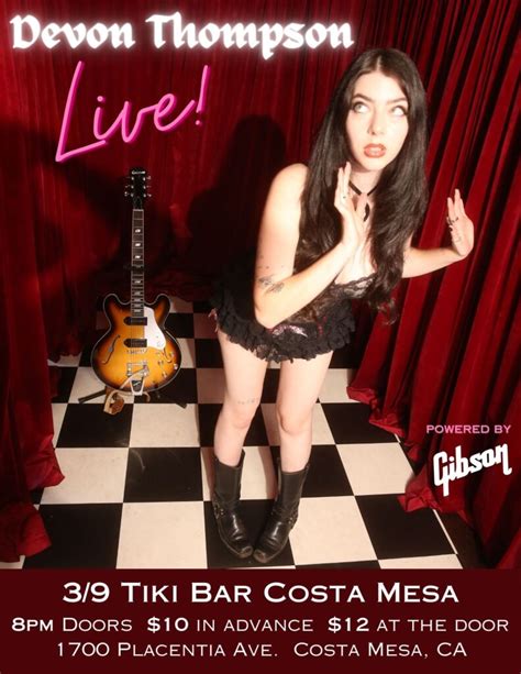 Devon Thompson Tiki Bar