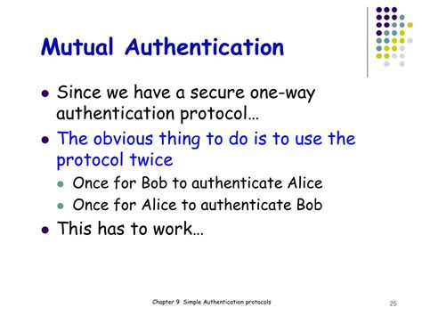 Ppt Chapter 9 Simple Authentication Protocols Powerpoint Presentation