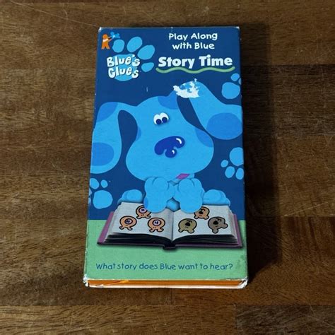 Blues Clues Story Time Vhs Nick Jr Video Tape Rare Vtg Nickelodeon