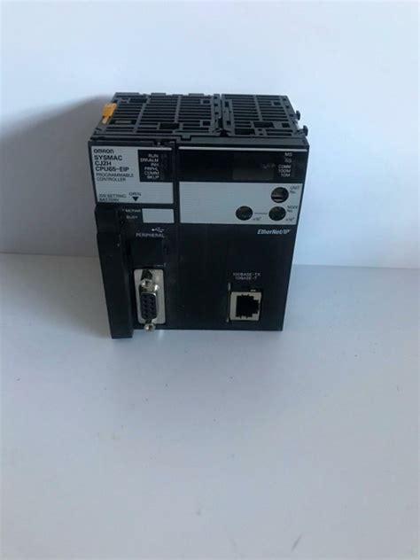 omron cj2h cpu65 eip programmable controller industrial lynx