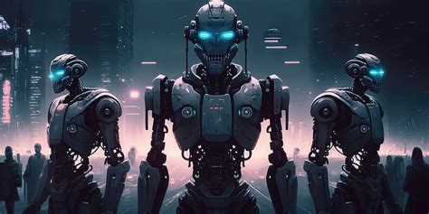 Premium Photo Ai Robots Taking Over The World Ai Generated