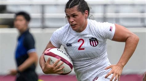 Us Rugby Star Ilona Maher Delivers Brutal Stiff Arm In Olympics Matchup