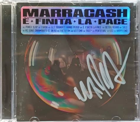 Marracash È Finita La Pace Cd Album Limited Edition Numbered