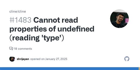 Cannot Read Properties Of Undefined Reading Type · Issue 1483