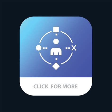 Ambient User Technology Experience Mobile App Button Android And Ios Glyph Version 17998525