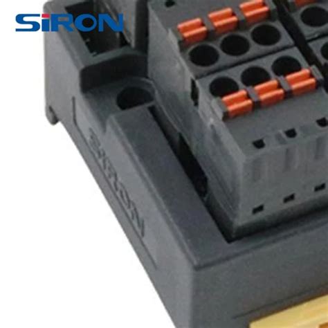 Siron T834 4pin Input Terminal Block 1a 24v Din Rail Terminal Block Connector I0 Wirning Module