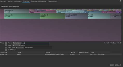 Unity材质球和静态物体导致的内存泄漏combined Mesh Root Scene Csdn博客