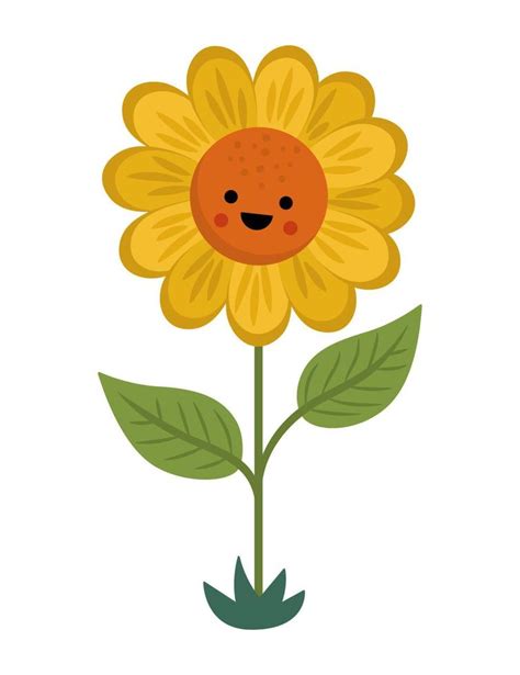 Cute Sunflowers Clipart