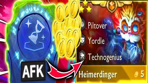 3 Star Heimerdinger And T Hex Piltover Game And Cashout Tft Set 9