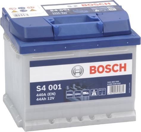 Bosch S4 001 Autobatterie 44 Ah 440 A 12 V Blei Säure Batterie Für