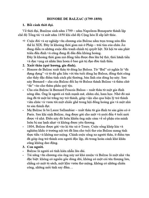 Honore De Balzac Pdf