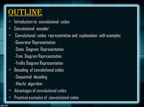 convolutional codes and their decoding ppt programming languages