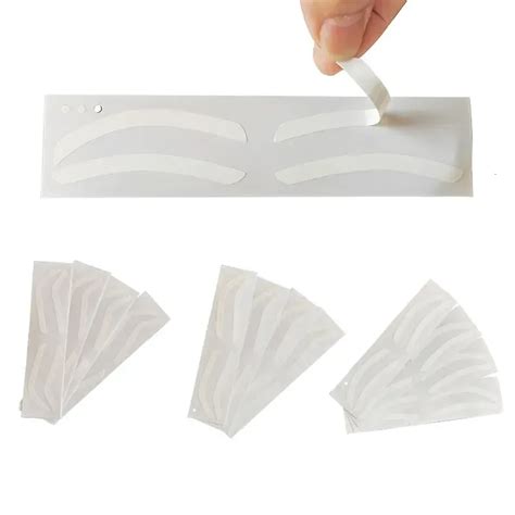 Eyebrow Stencil Shaping Kit Disposable Brow Templates For Perfect