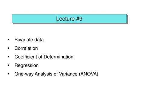 ppt bivariate data correlation coefficient of determination