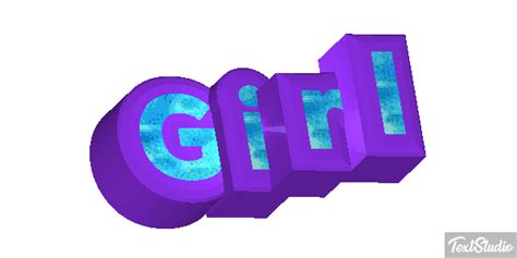 Girl Word Animated  Logo Designs