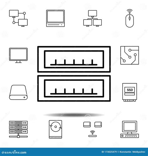 Hardware Usb Portable Icon Simple Thin Line Outline Vector Element Of Hardware Icons Set For