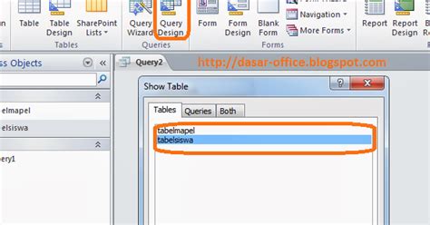 Tutorial Cara Membuat Query Di Ms Access