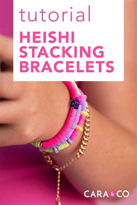 Diy Tutorial Heishi Stacking Bracelets Friendship Bracelets For Adults Bracelets Handmade
