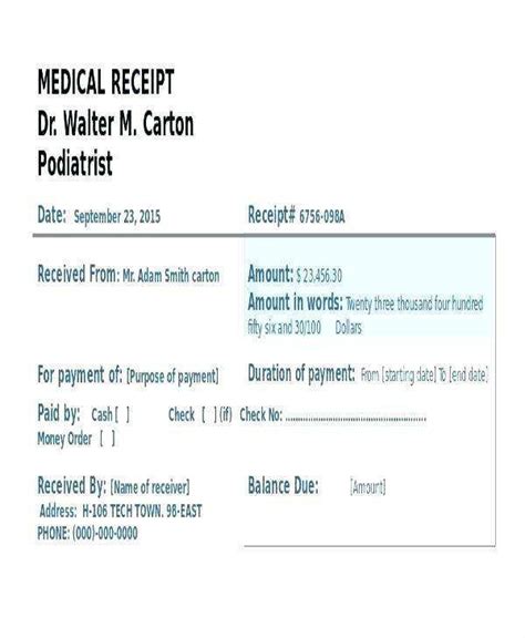 Locum Doctor Invoice Template Cards Design Templates