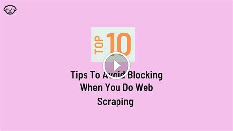 10 tips to avoid getting blocked while scraping r webscraping